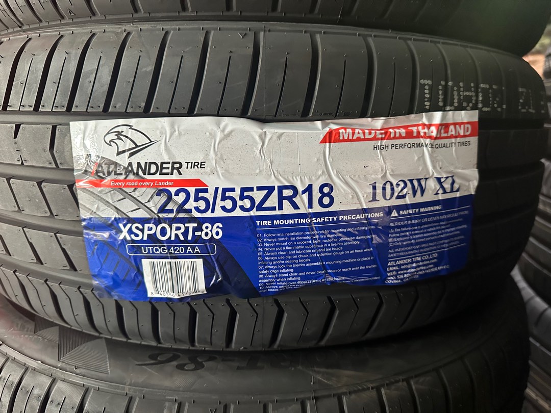 225/55/18 Atlander XSport 86 Thailand, Car Accessories, Tyres & Rims on ...