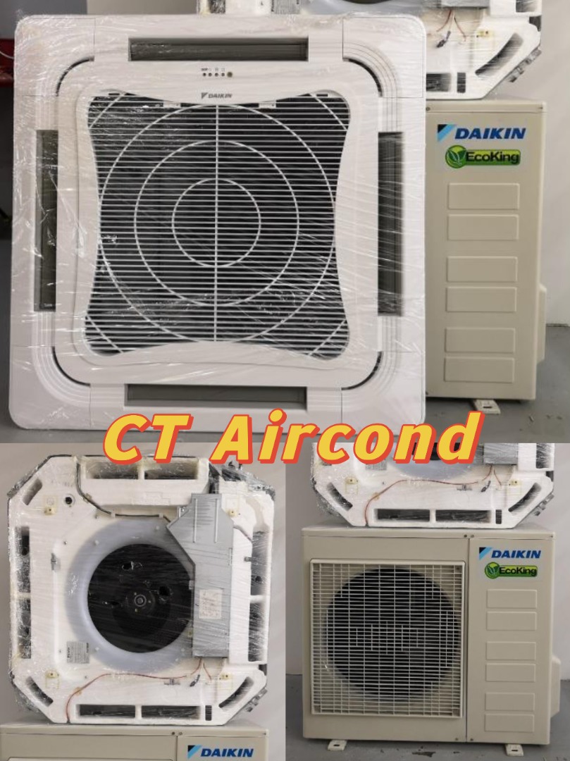 2hp - 3hp Daikin Ecoking Ceiling Casstte Aircond, TV & Home Appliances ...