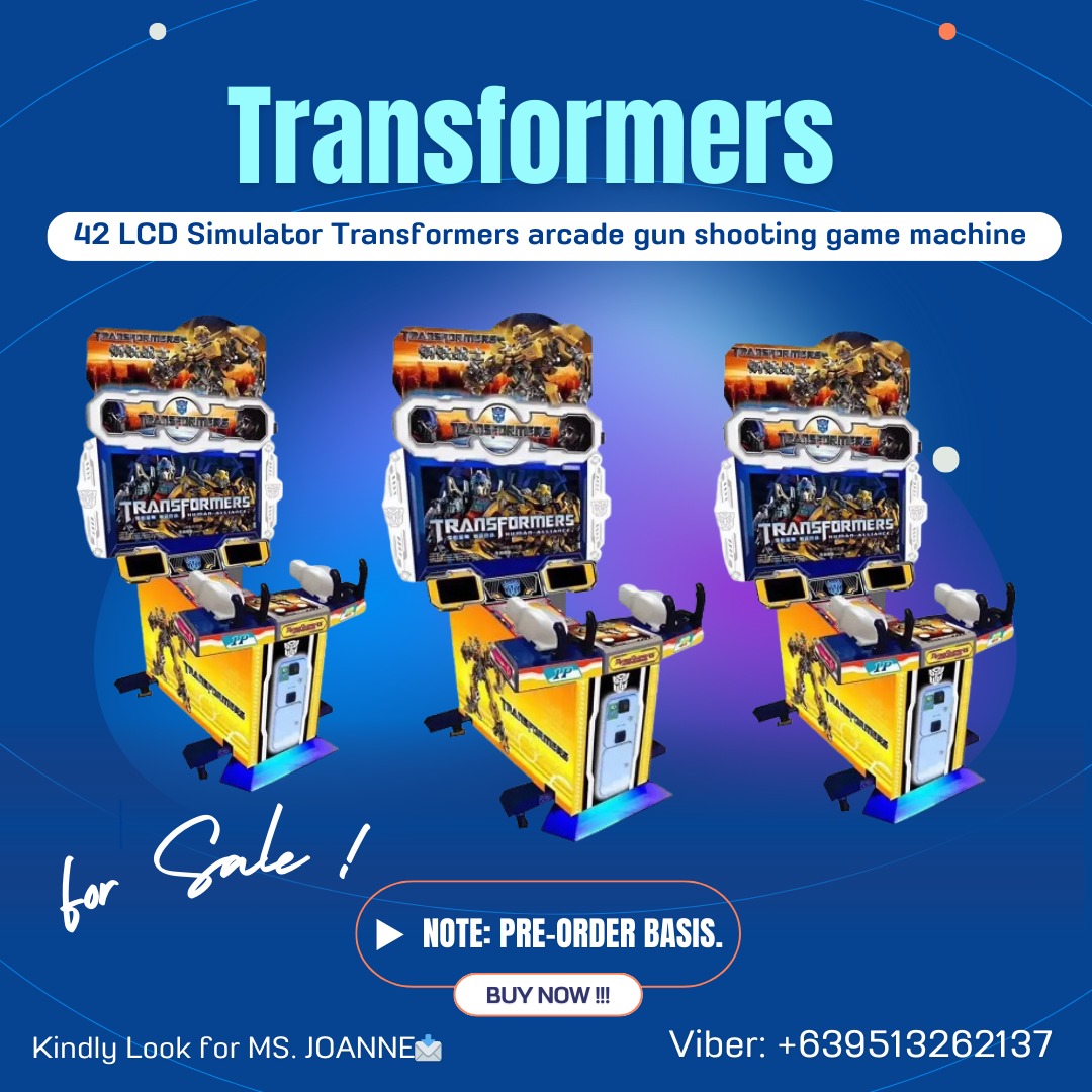 42 LCD Simulator Transformers arcade gun shooting game machine ...