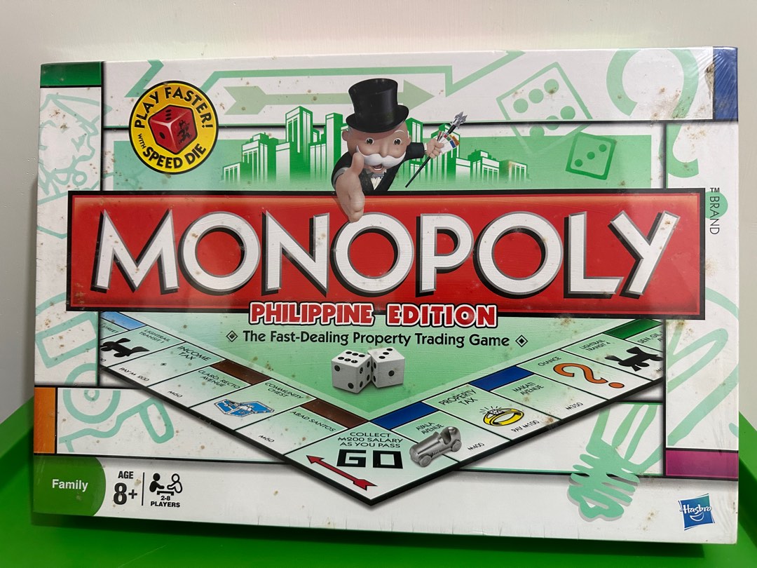 (搬屋) (全新) 菲律賓版 大富翁 Philippine edition Monopoly, 興趣及遊戲, 玩具 & 遊戲類 - Carousell