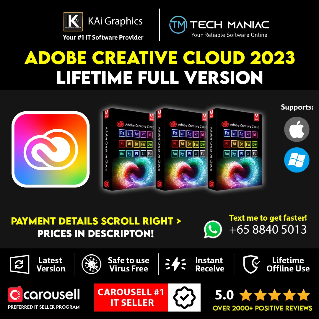 ⭐ Adobe Full Version Collection Full Suite Lifetime Software ...