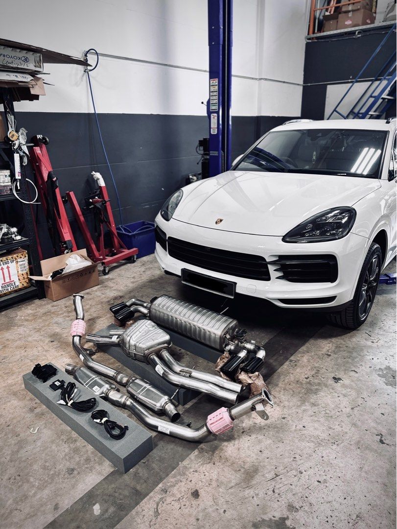 Porsche Cayenne 9YA 9YB 9Y0 9Y3 Sport Exhaust PSE Akrapovic Macan ...