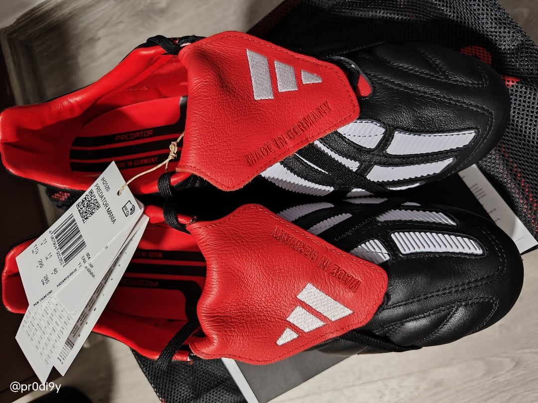 adidas Predator Mania OG FG Made in Germany - US11.5/UK11 Core Black ...