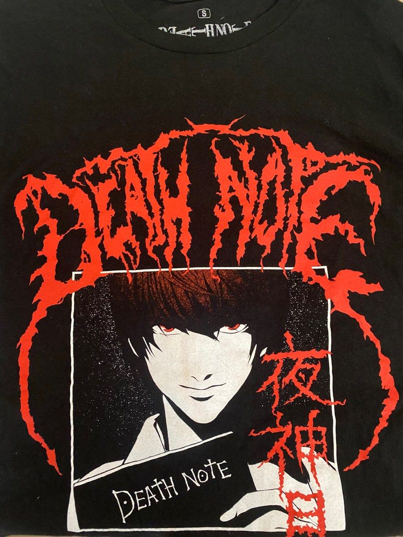 Anime Death Note Tshirt, Men's Fashion, Tops & Sets, Tshirts & Polo ...