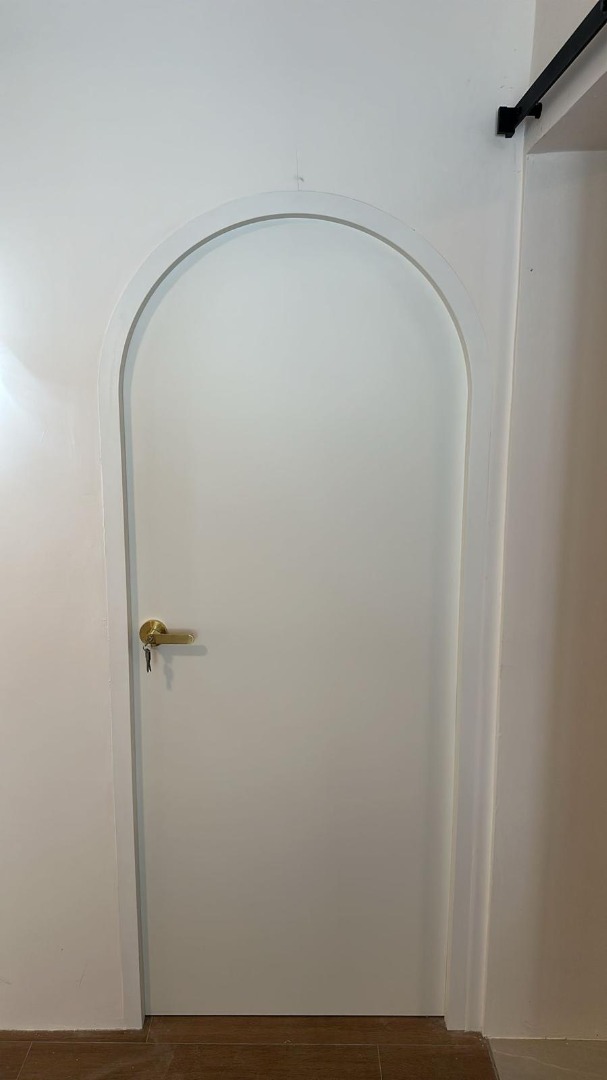 Arch Laminated Door For HDB BTO/ Resale, Condo, Furniture & Home Living ...