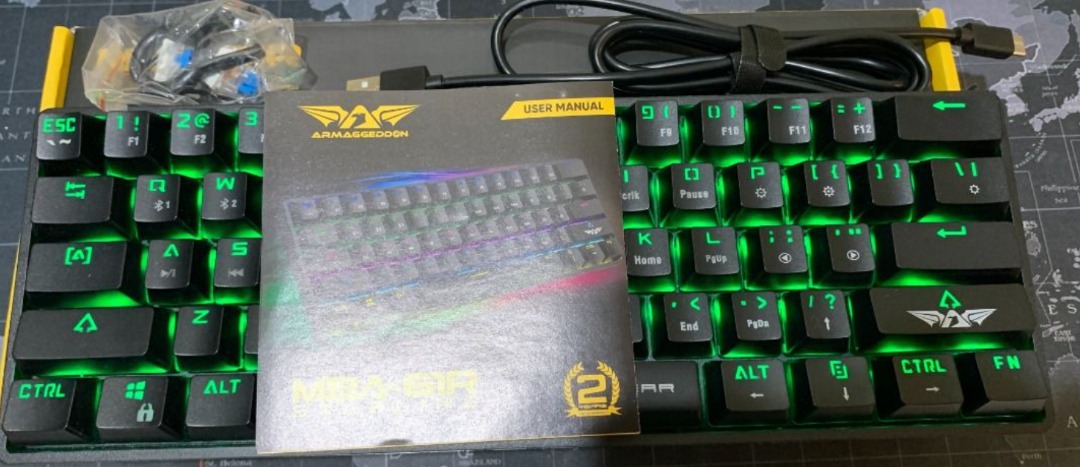 Armageddon MBA-61R Bluetooth keyboard, Computers & Tech, Parts ...