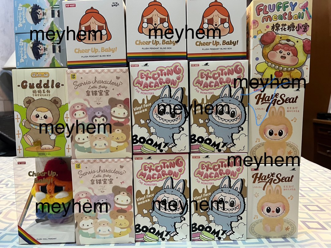 Authentic Labubu and other bag pendants, Hobbies & Toys, Toys & Games ...