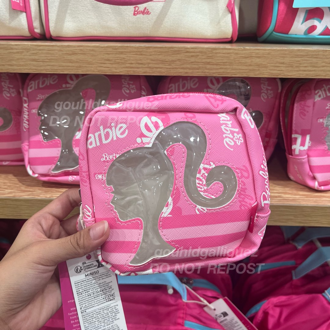 Barbie x Miniso Makeup Pouch, Women's Fashion, Bags & Wallets, Purses ...