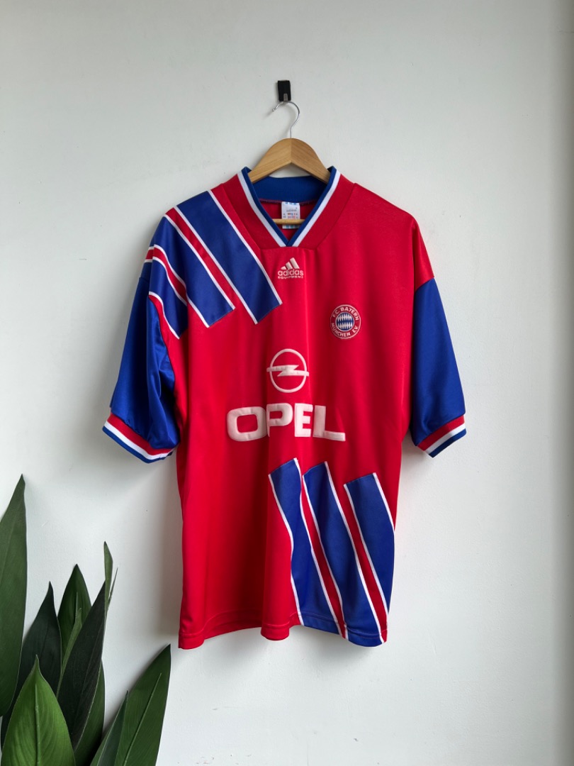 Authentic Vintage Bayern Munich Home Jersey 1993/95, Men's Fashion ...