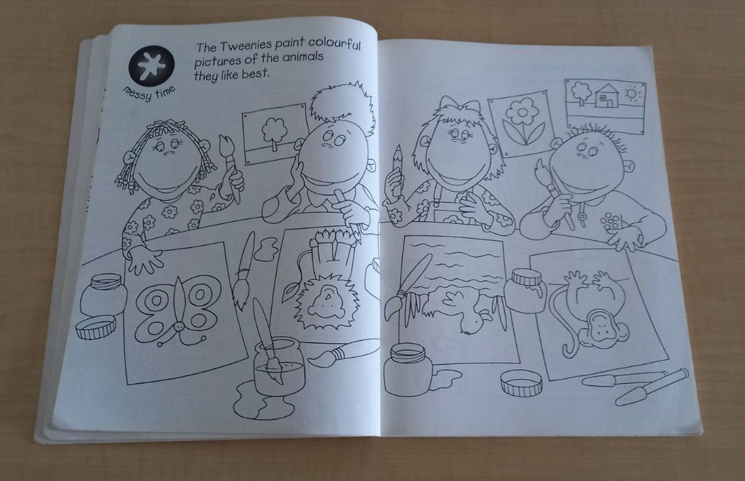 tweenies coloring pages