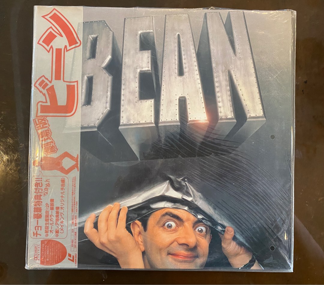 BEAN The Movie 1997 Limited Laserdisc LD Japan ASLY-1280 Obi & Booklet RARE Original Movie CD ...
