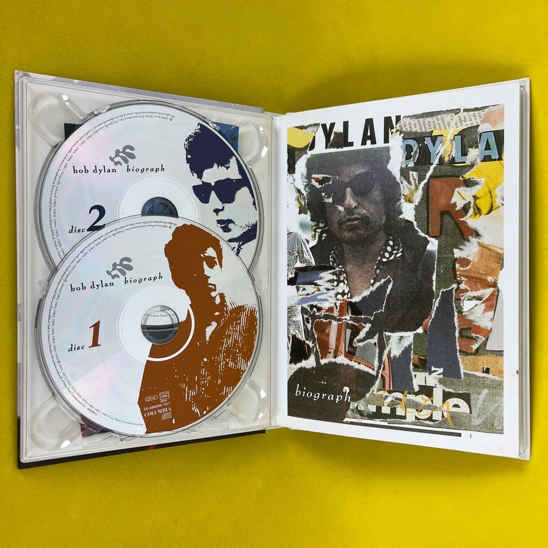 Bob Dylan Biograph 1985 3 CD Box Set, Hobbies & Toys, Music & Media ...