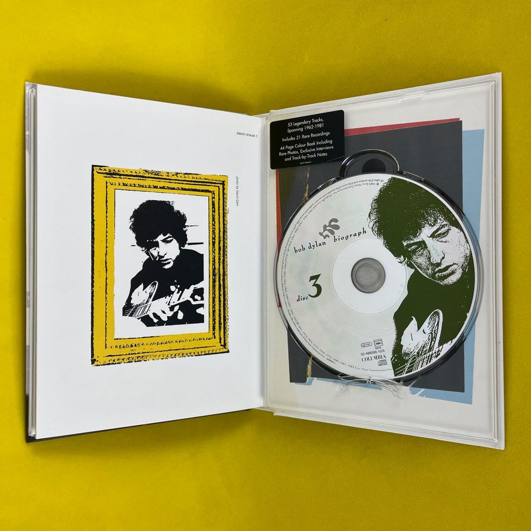 Bob Dylan Biograph 1985 3 CD Box Set, Hobbies & Toys, Music & Media ...