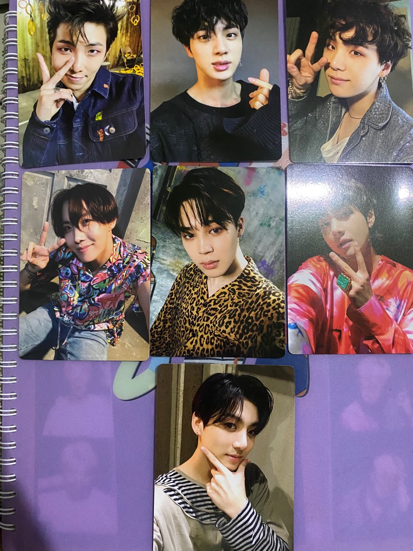 BTS Army bomb 3 pc set AB 3 photocard bangtan namjoon rm seokjin jin yoongi suga hoseok jhope ...