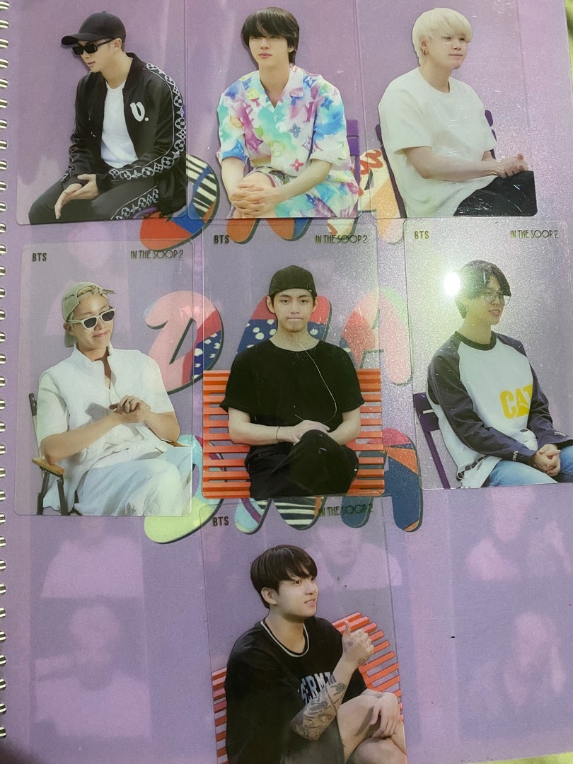Bts in the soop 2 clear photocard ITS 2 PC bangtan namjoon rm seokjin ...