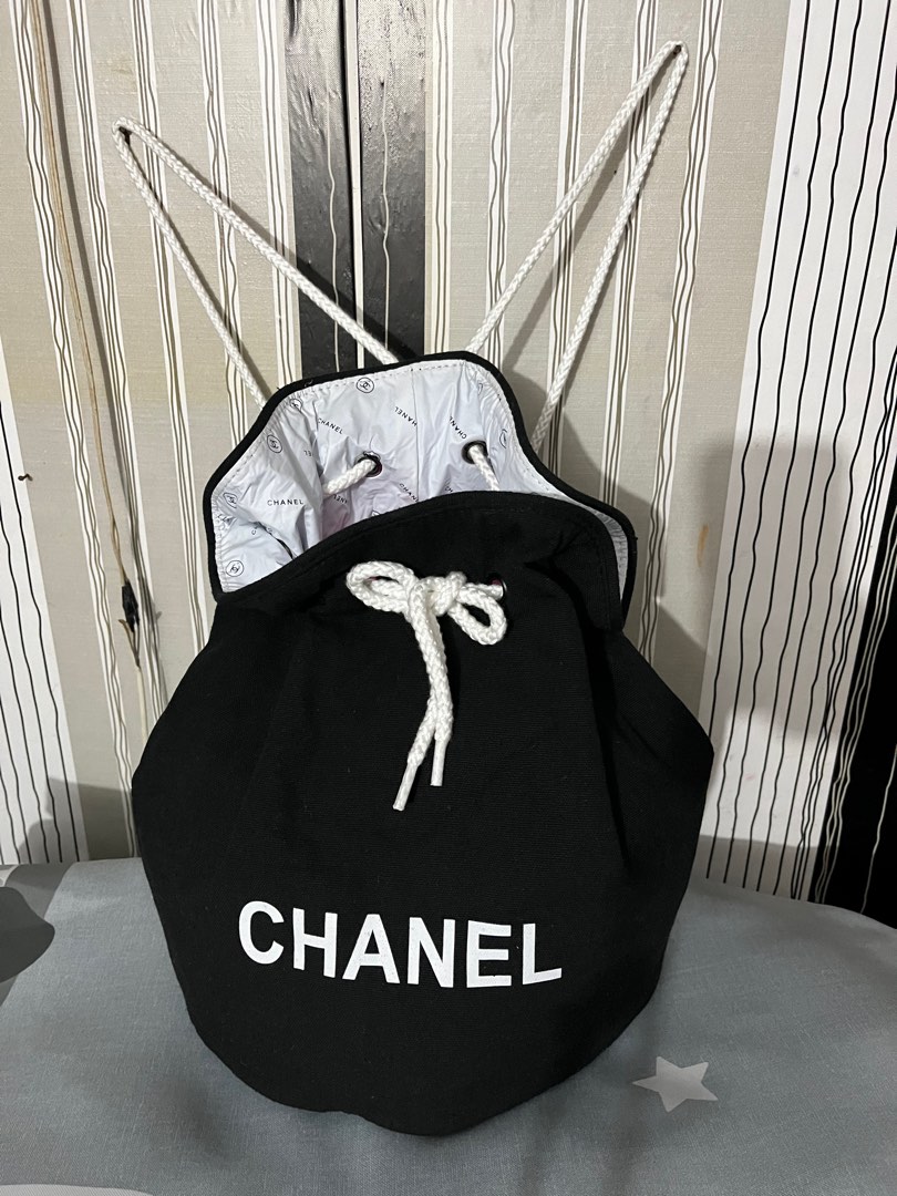 Chanel Draw String Backpack, Women's Fashion, Bags & Wallets, Backpacks ...