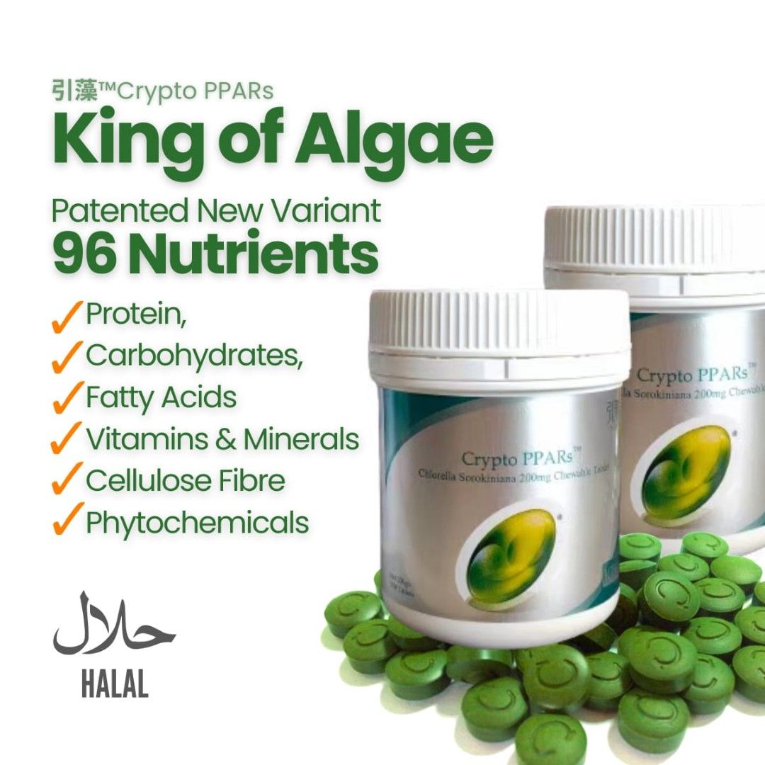 Crypto PPARs Microalgae Whole Food Nutrient Dense Dietary Supplement ...