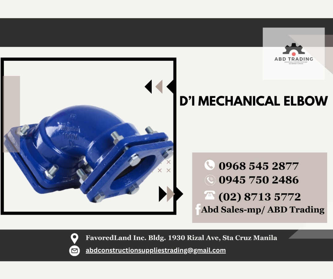 D'I MECHANICAL ELBOW, Commercial & Industrial, Construction Tools ...