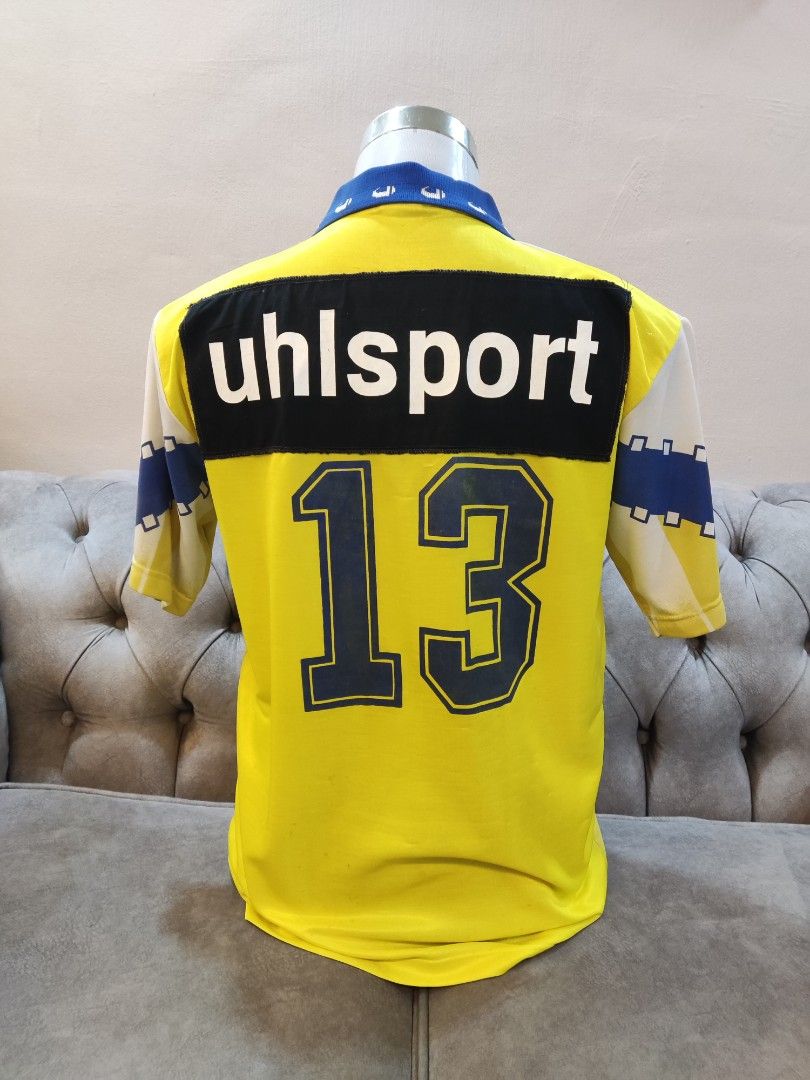 DIY Uhlsport Home Perlis FA 1995 Jersi Jersey Jc, Men's Fashion ...
