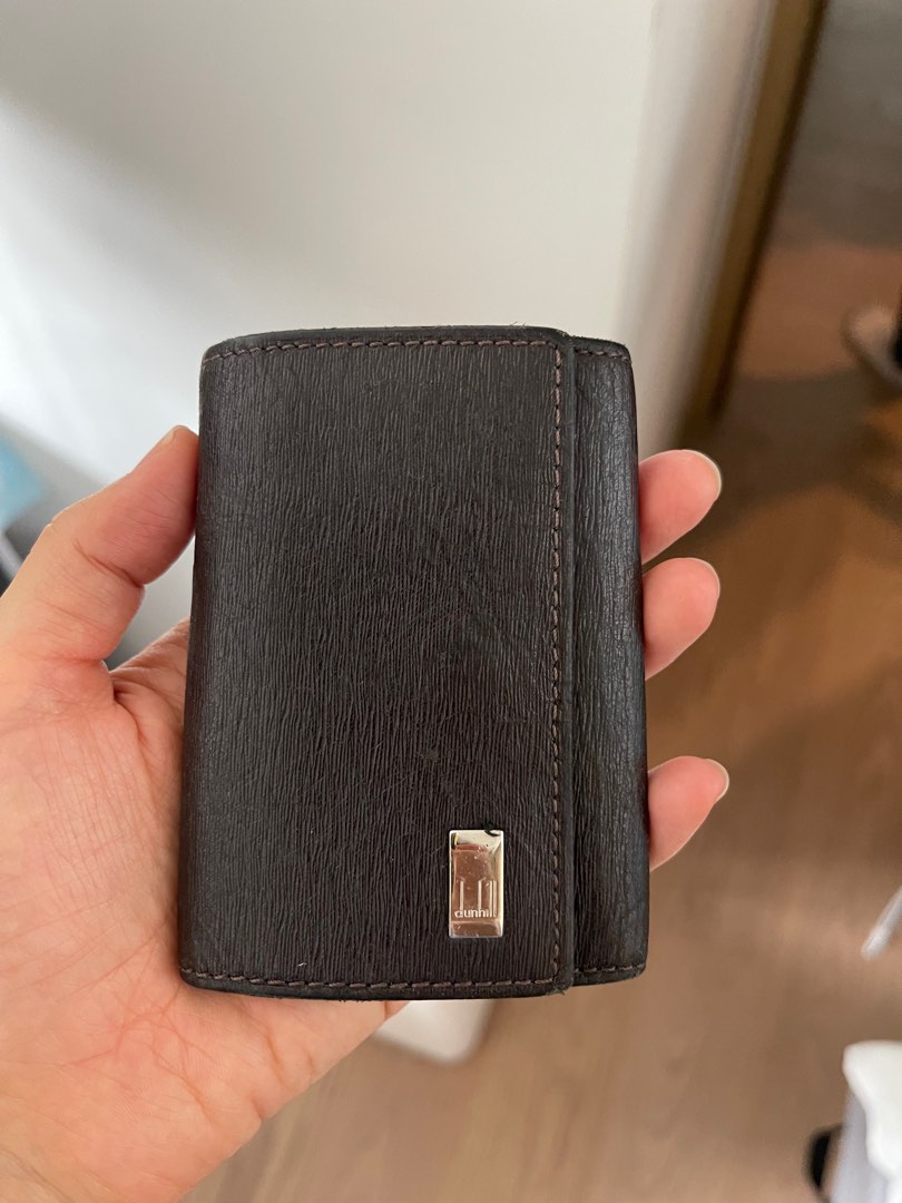Dunhill leather key case, 名牌, 手袋及銀包 - Carousell