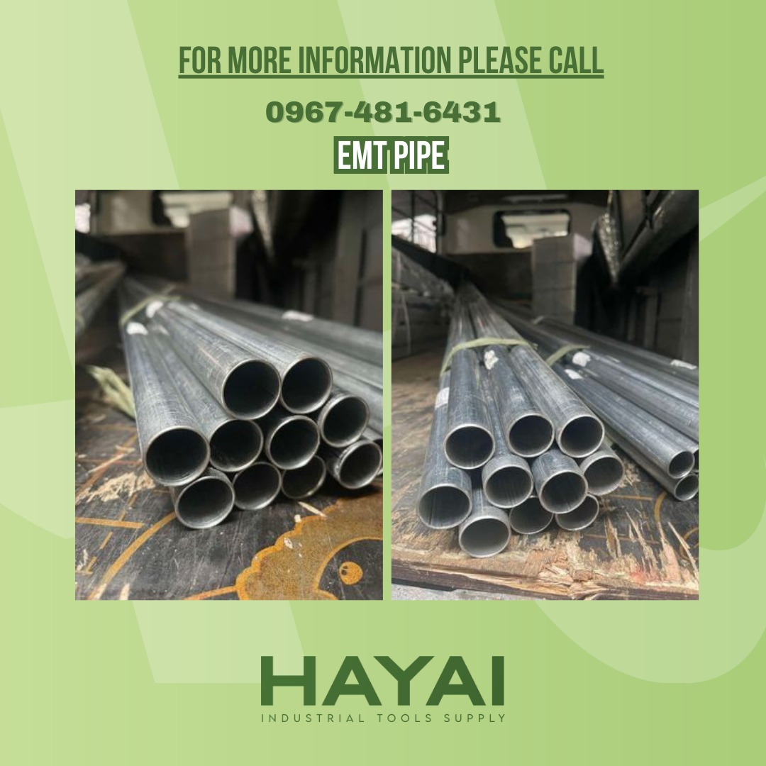 Emt Pipe Specs: 1”, Commercial & Industrial, Construction Tools ...