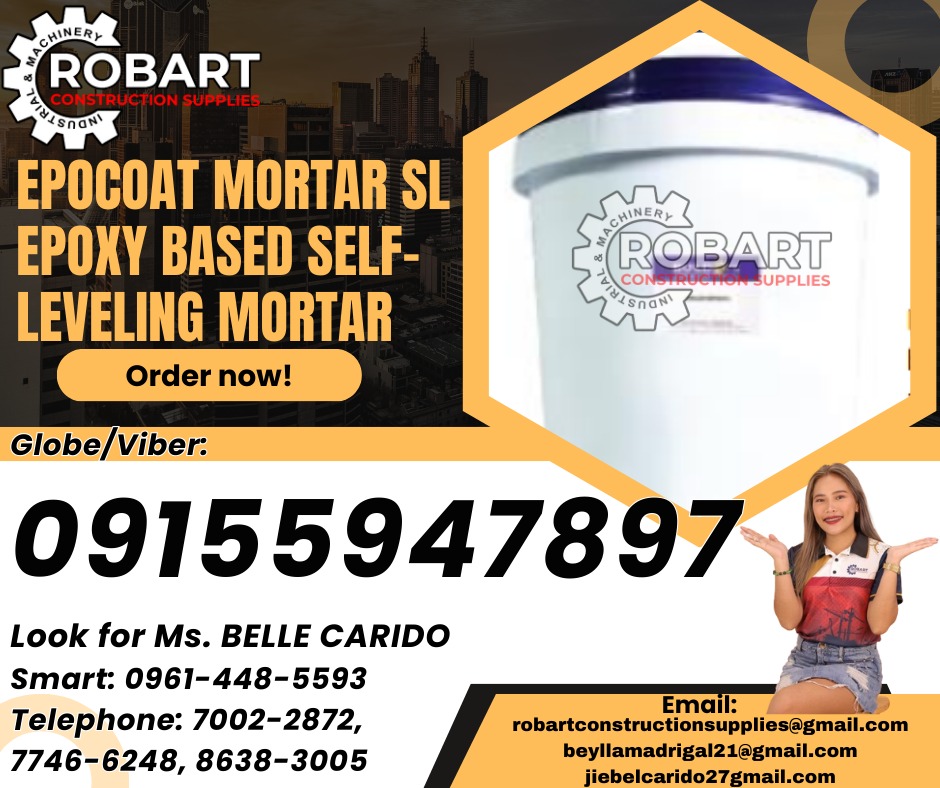 EPOCOAT MORTAR SL epoxy based self-leveling mortar, Commercial ...