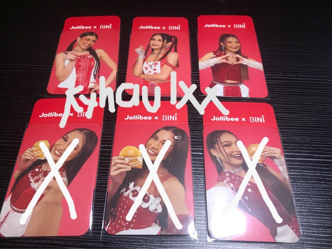 FS/Trade Jollibee x BINI Stacey Heart, Colet Heart, Sheena Heart | Read ...
