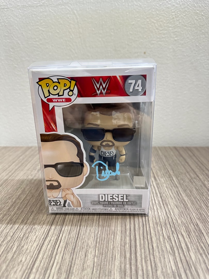 Funko Pop - WWE (WWF) Hall of Fame Diesel/Kevin Nash autographed with ...