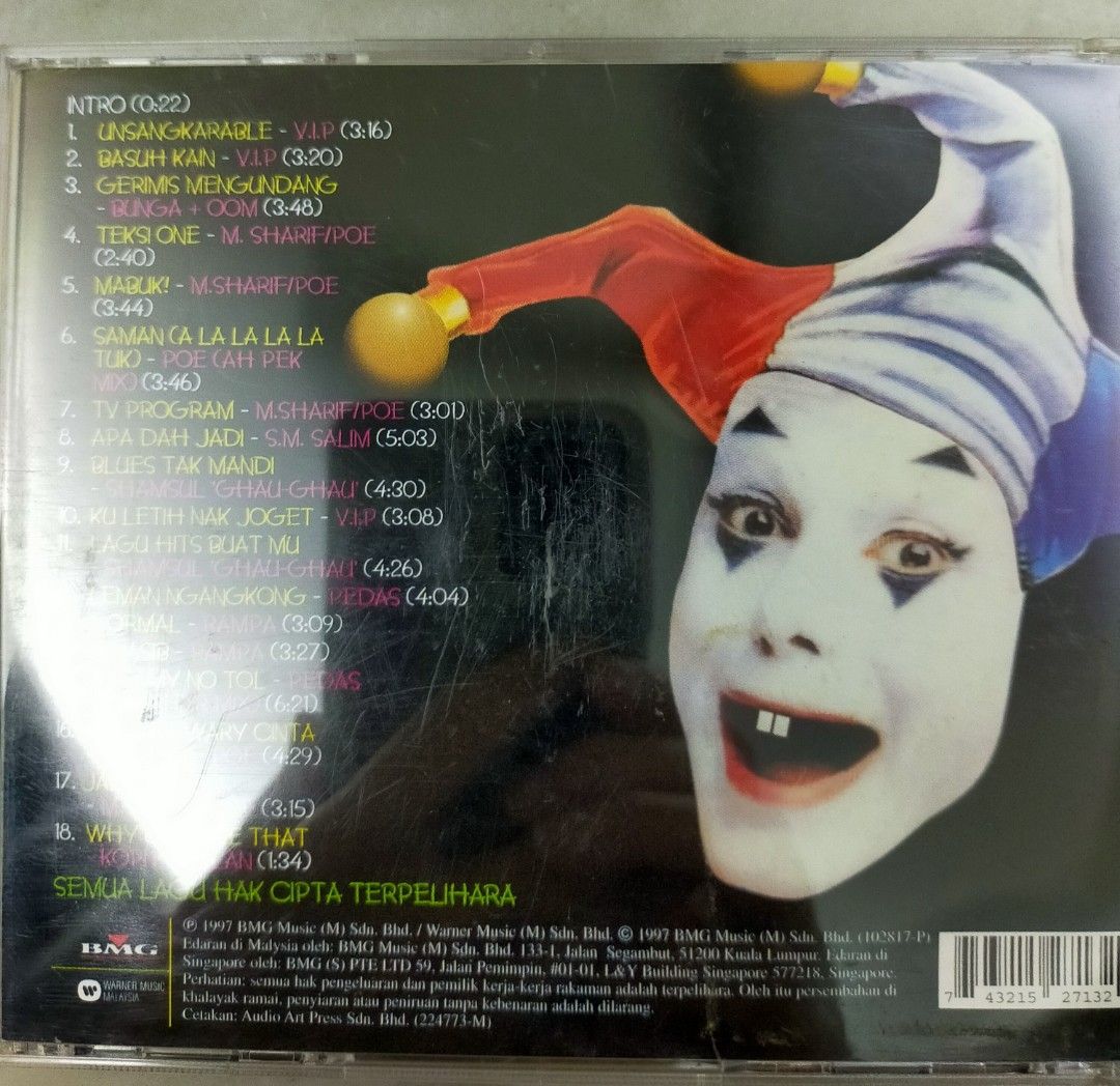 CD Gelak-geli: POE, VIP, M.Sharif, kopi kat klan, Hobbies & Toys, Music ...