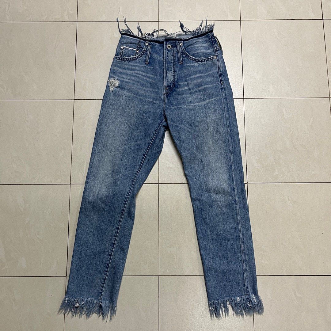 GOA Raw Cut Selvedge Jeans, Women's Fashion, Bottoms, Jeans & Leggings ...