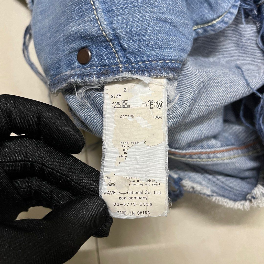 GOA Raw Cut Selvedge Jeans, Women's Fashion, Bottoms, Jeans & Leggings ...