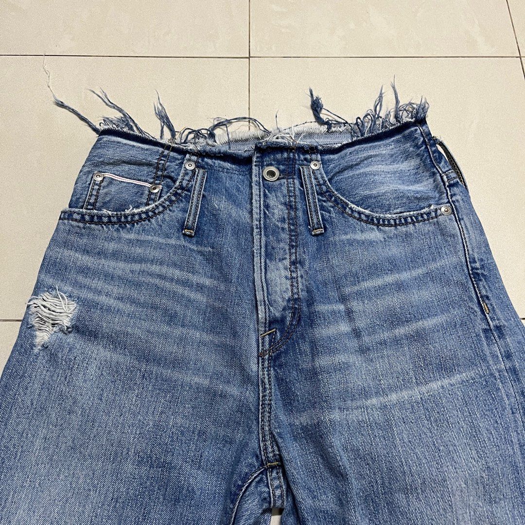 GOA Raw Cut Selvedge Jeans, Women's Fashion, Bottoms, Jeans & Leggings ...