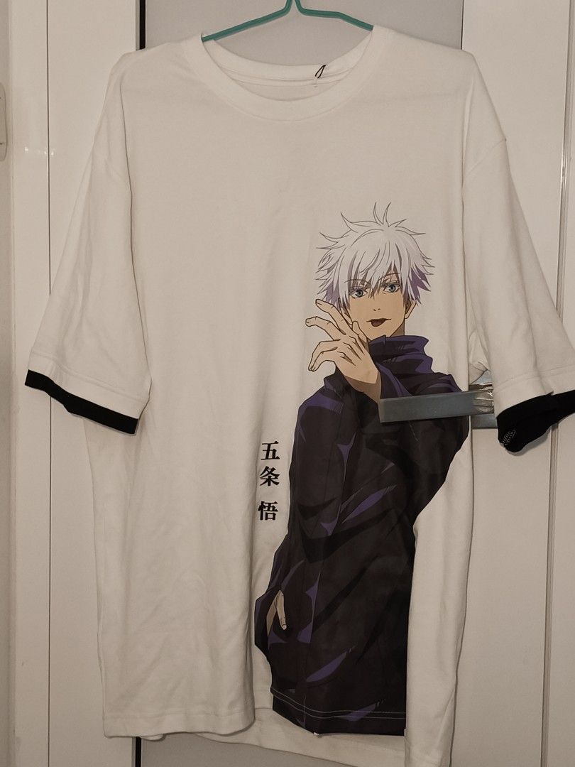 Gojo Satoru Jujutsu Kaisen White Shirt Brand New Blue Eyes Hollow ...