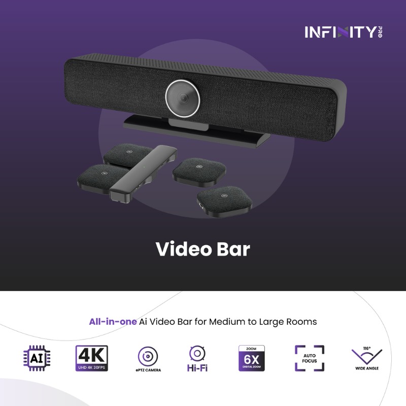 InfinityPro Video Bar Comprehensive Video Conferencing Solution ...