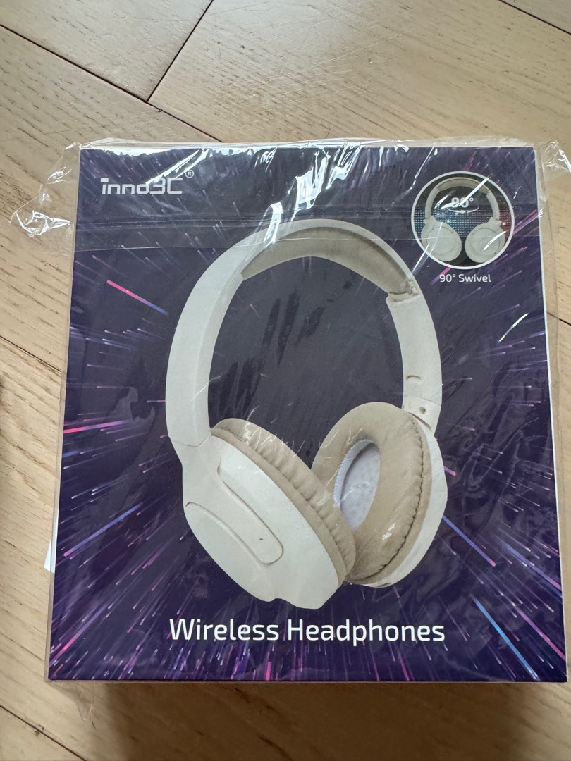 (全新)InnoC wireless headphone I-HP4 (頭戴式耳機), 音響器材, 頭戴式/罩耳式耳機 - Carousell
