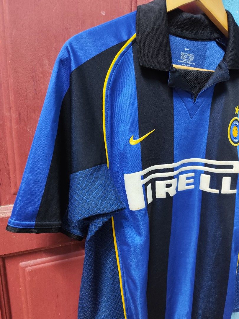 Inter Milan Jersey Jersi Home Kit Vintage Retro, Men's Fashion ...