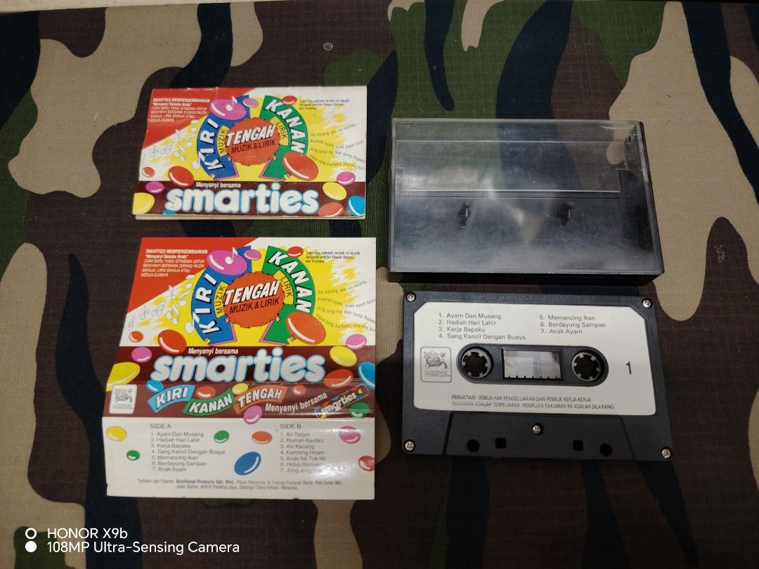 kaset smarties lagu kanak2, Hobbies & Toys, Music & Media, CDs & DVDs on Carousell