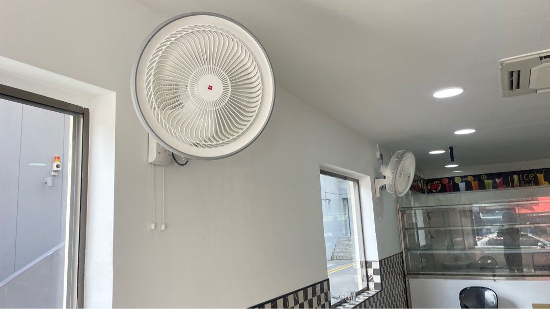KDK KU50Y / KU50Y-DG COMMERCIAL WALL FAN (50cm/20”) ( WHITE / DARK GREY ...