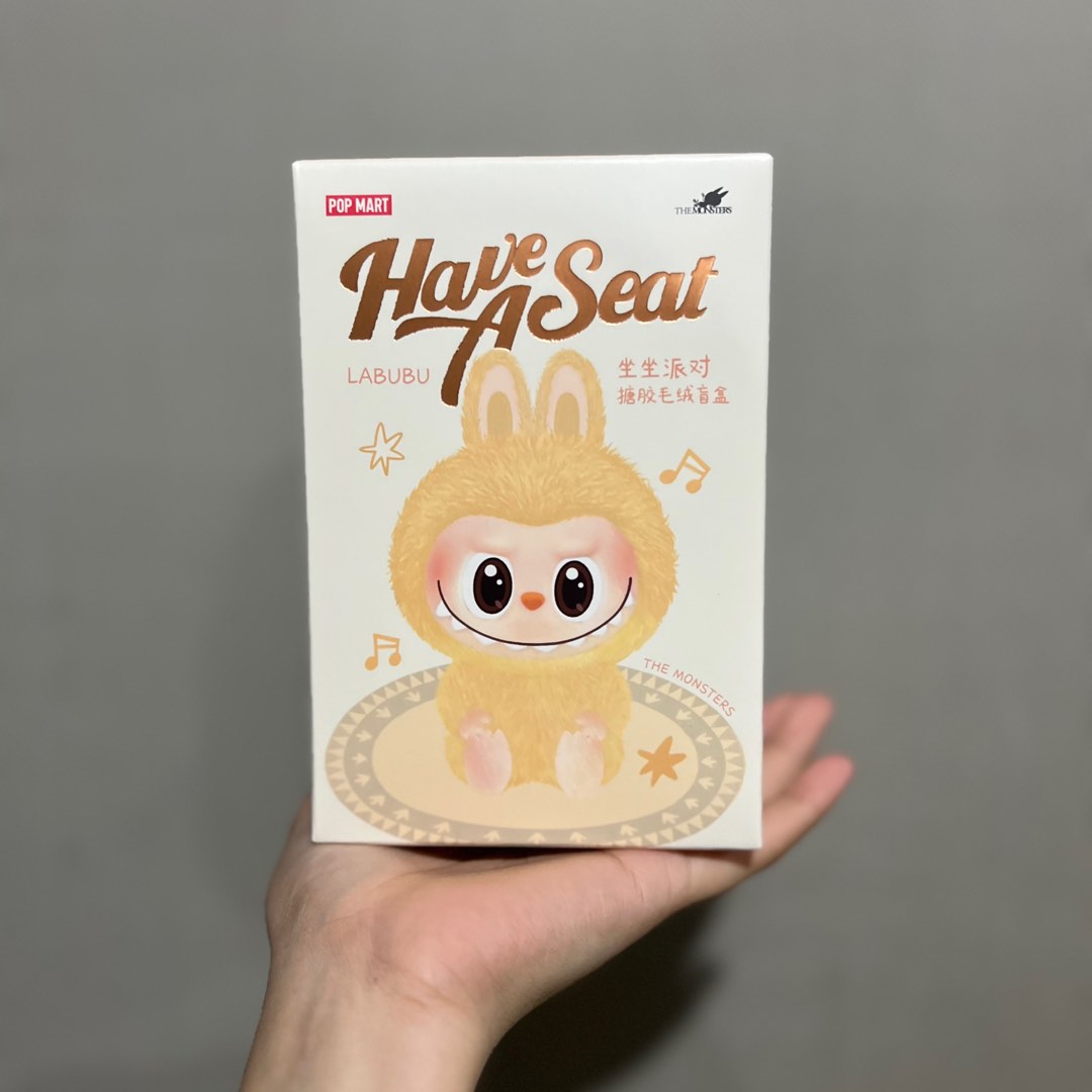 LABUBU HAVE A SEAT ZIZI, Hobbies & Toys, Toys & Games on Carousell