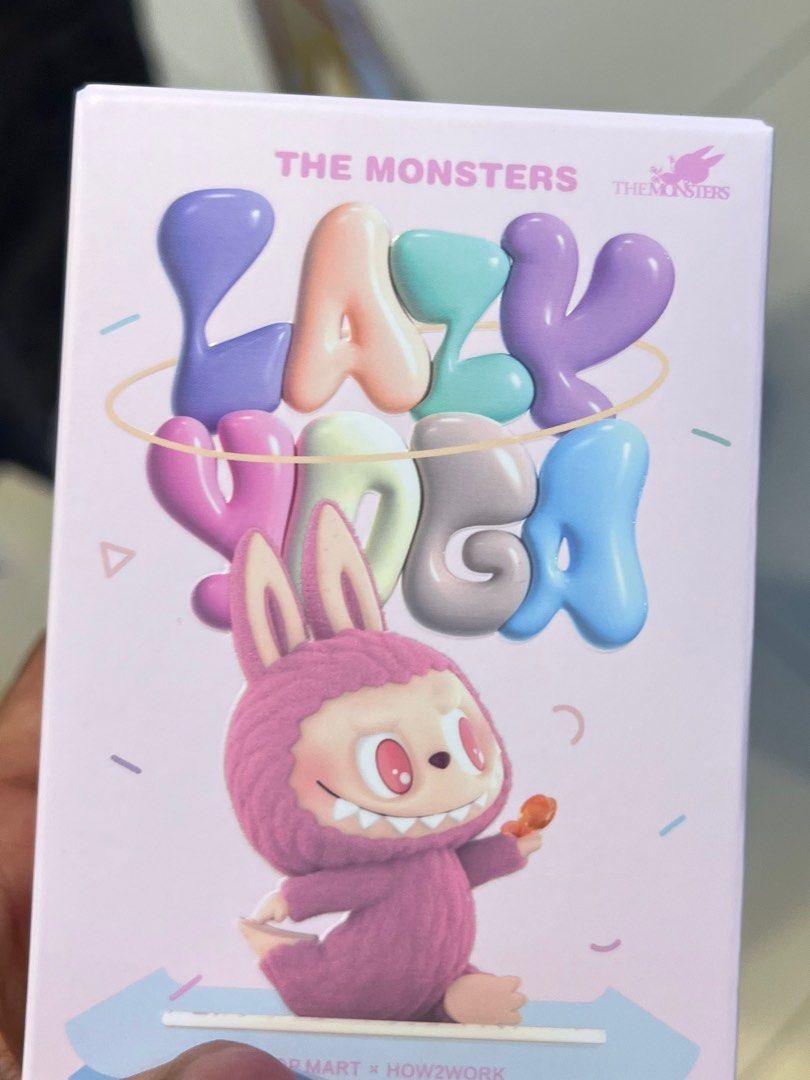Labubu Lazy Yoga, Hobbies & Toys, Toys & Games on Carousell