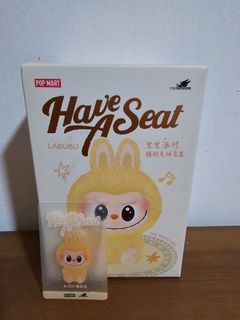 Labubu v2 Have A Seat Baba, Hobbies & Toys, Toys & Games on Carousell