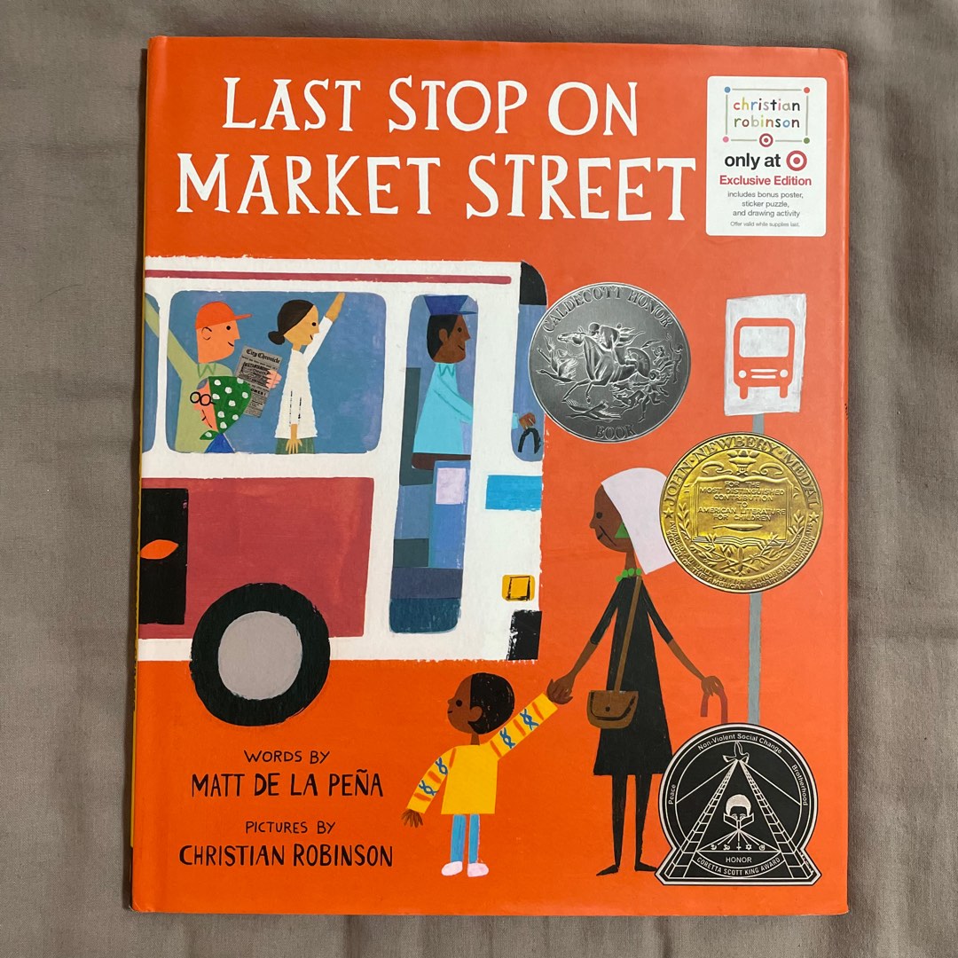 Last Stop on Market Street by Matt De La Peña | Caldecott Honor ...
