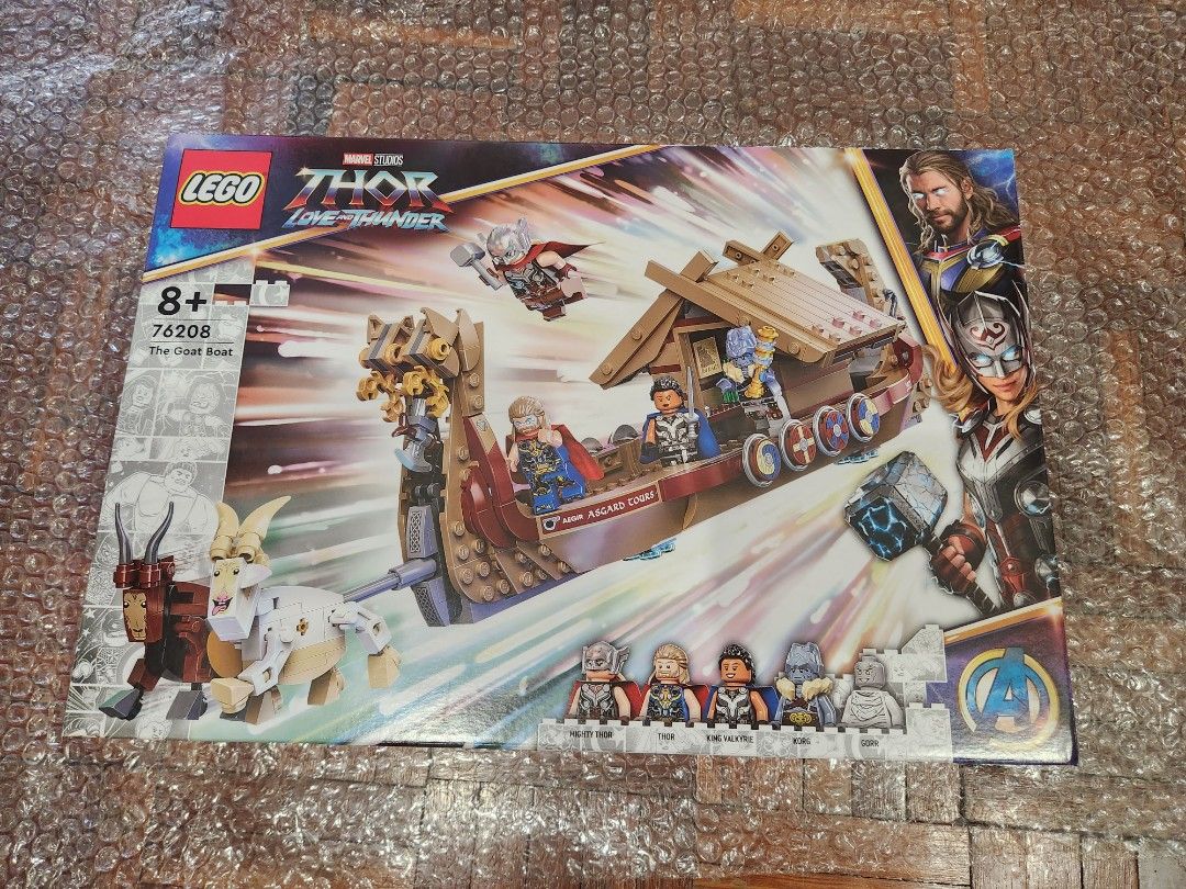 LEGO Marvel 76208 The Goat Boat Thor: Love and Thunder, Hobbies & Toys ...