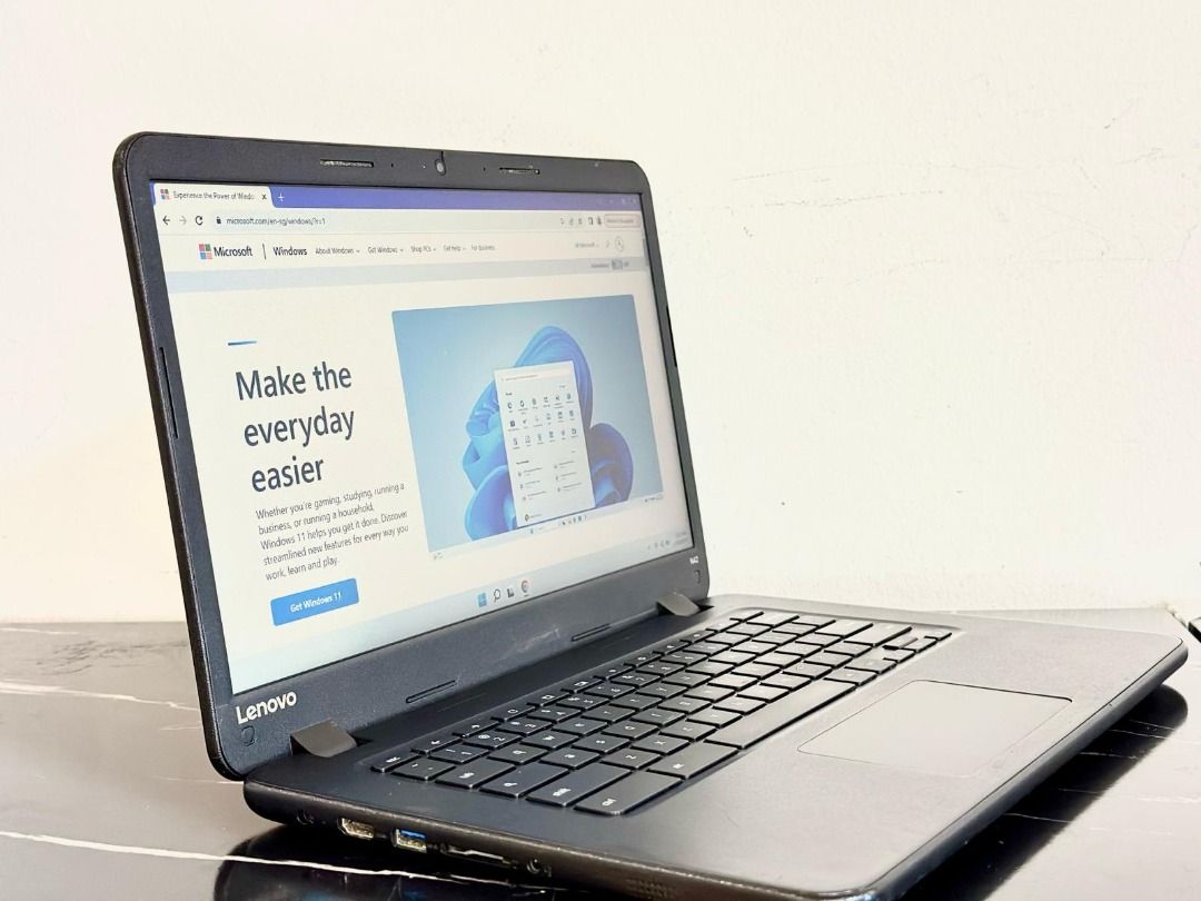 Lenovo 14 Inch Intel Win 11 Laptop - Windows 11 + MS Office - Lightweight & Large Screen Model ...