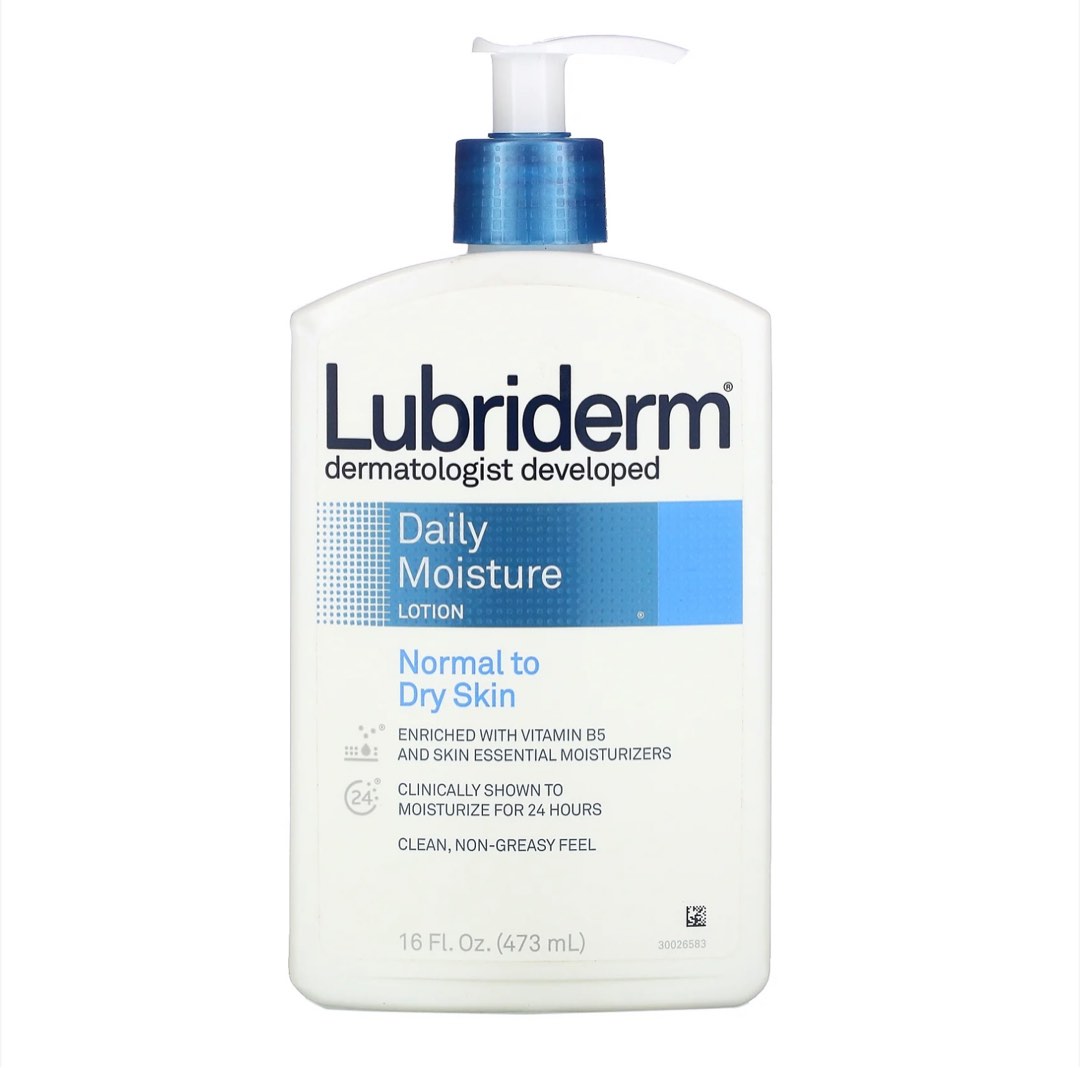 LUBRIDERM Daily Moisture Lotion 16oz (473ml), Beauty & Personal Care ...