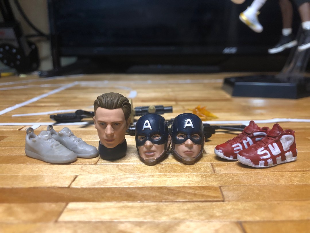Mafex Endgame Cap Heads, Hobbies & Toys, Toys & Games on Carousell