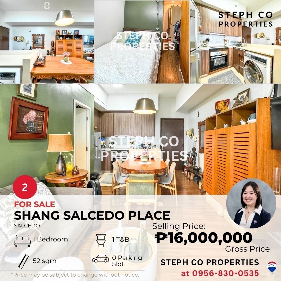 Makati Shang Salcedo Place for Sale, 1 or 2 Bedroom Condo Garden Towers ...
