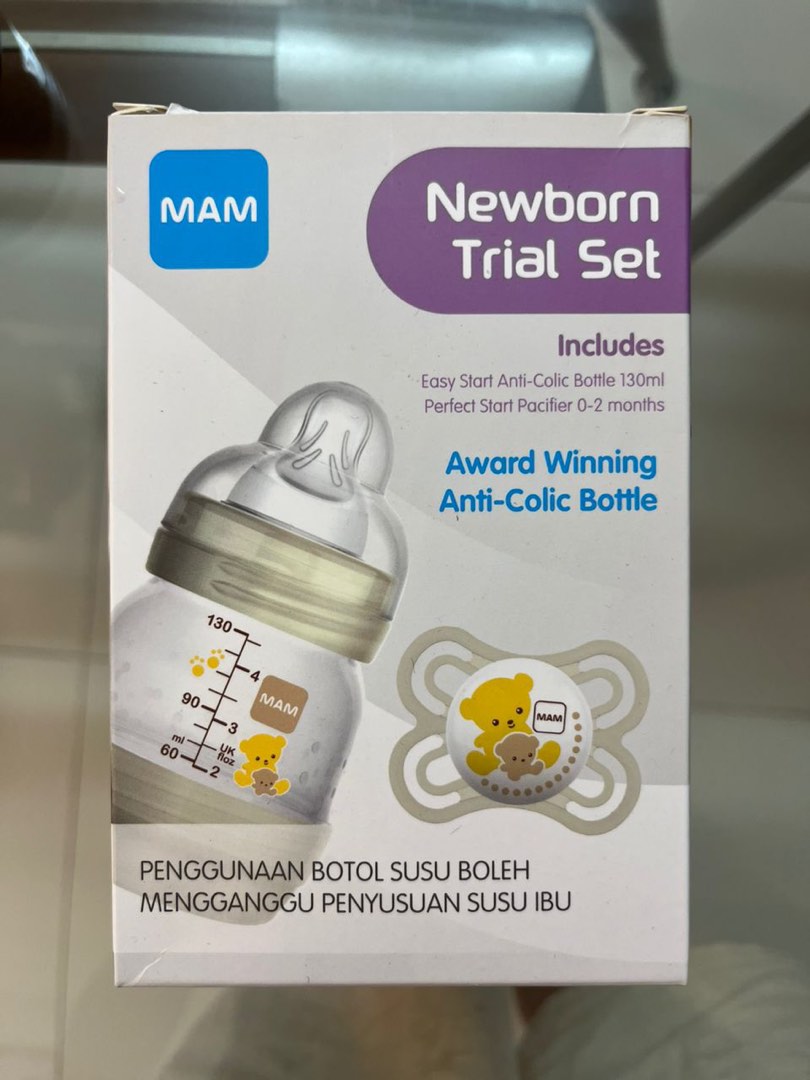MAM Starter Kit (bottle & pacifier), Babies & Kids, Nursing & Feeding ...
