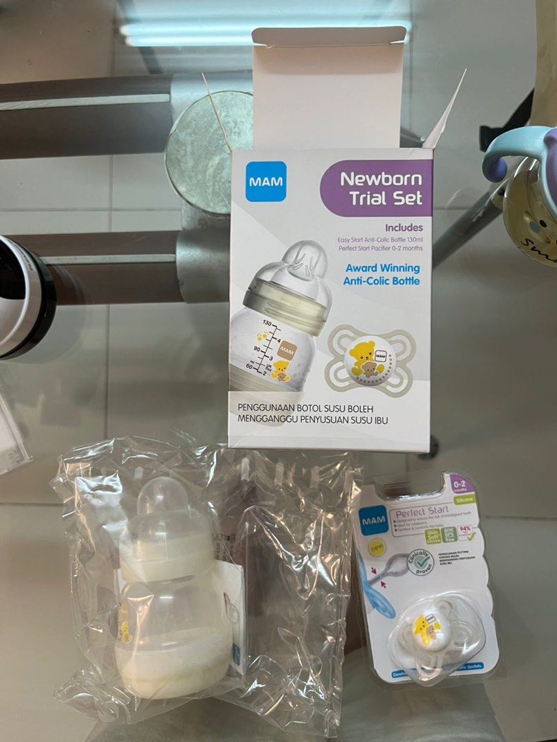 MAM Starter Kit (bottle & pacifier), Babies & Kids, Nursing & Feeding ...