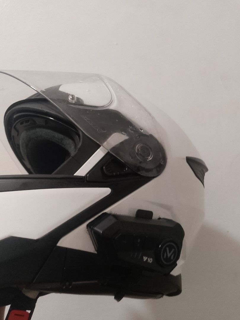 MODULAR HELMET WITH INTERCOM, Motorbikes, Motorbike Parts & Accessories ...